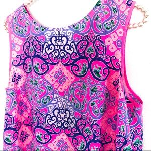 Lilly Pulitzer | Tops | Lilly Pulitzer Iona Shell Silk Print Blouse ...